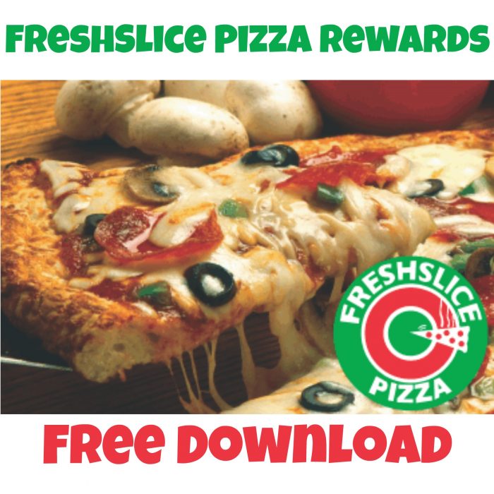 Get Free Slice Rewards! New Pizza Fresh Slice app
