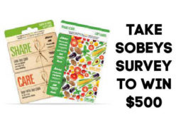 Sobeys Customer Survey Contest -Win a $500 Sobeys gift card
