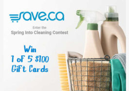Save.ca Spring into Cleaning Contest: WIN 1 of 5 $100 gift cards
