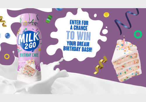 Milk2go Contest: Win your Dream Birthday Bash worth $8000!